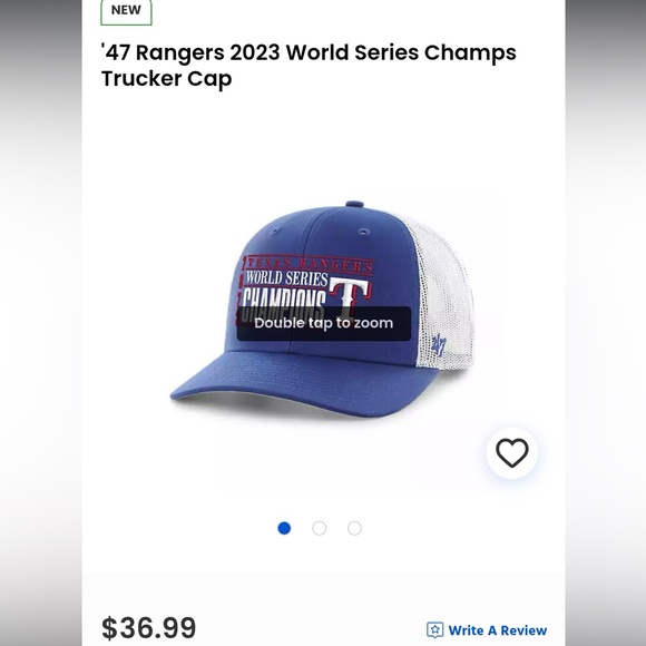 47 | Accessories | 47 Texas Rangers World Series Trucker Hat 223 Nwt ...